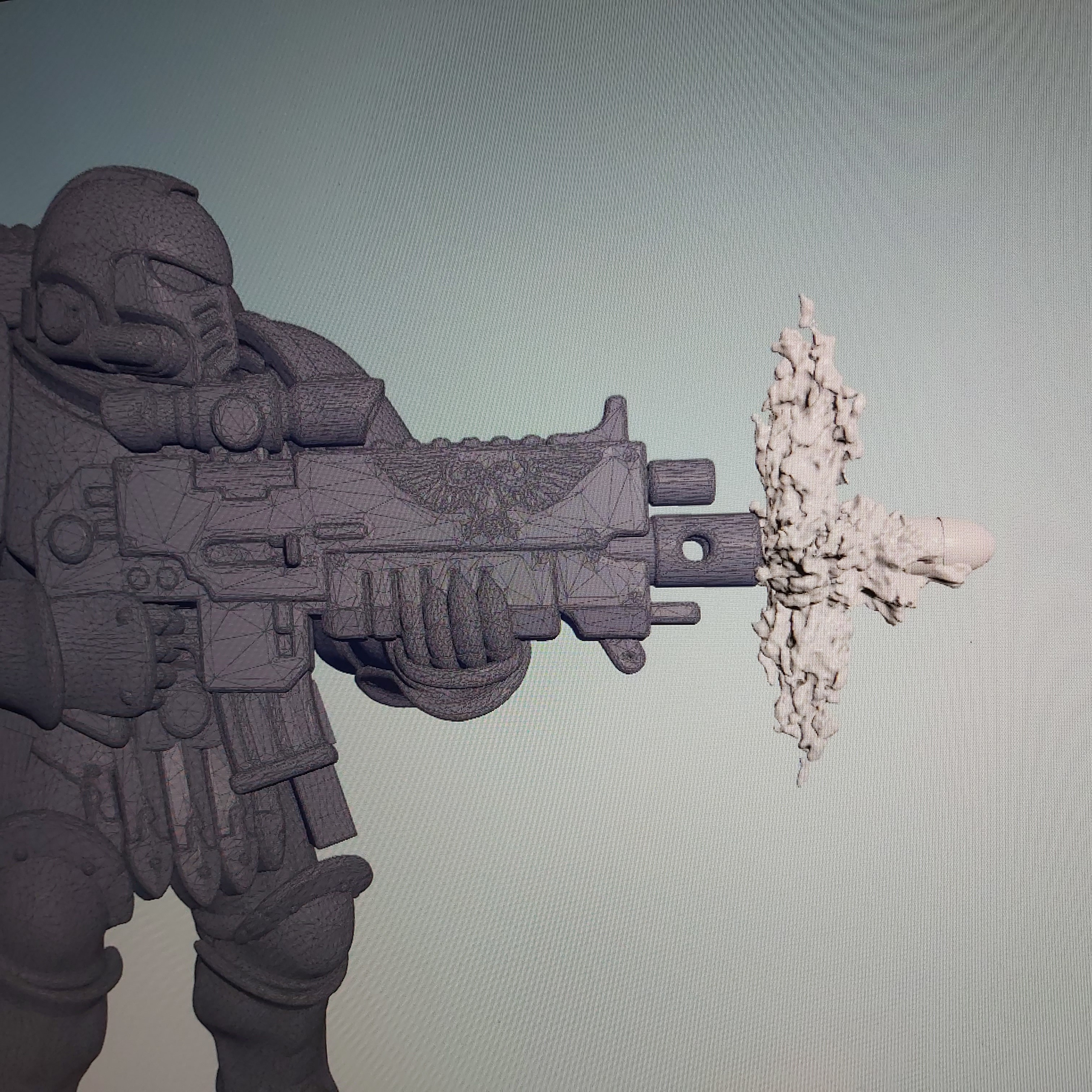 Machine Gun Muzzle Flash